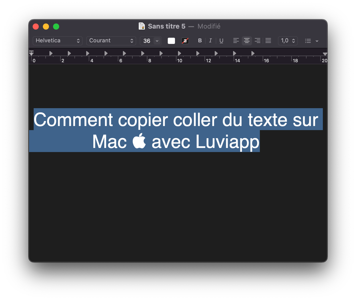 Comment copier coller sur mac ? - Luviapp